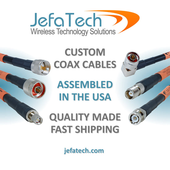 LMR®-240-UF Ultraflex Coaxial Cable with JEFA Tech Connectors and Asse